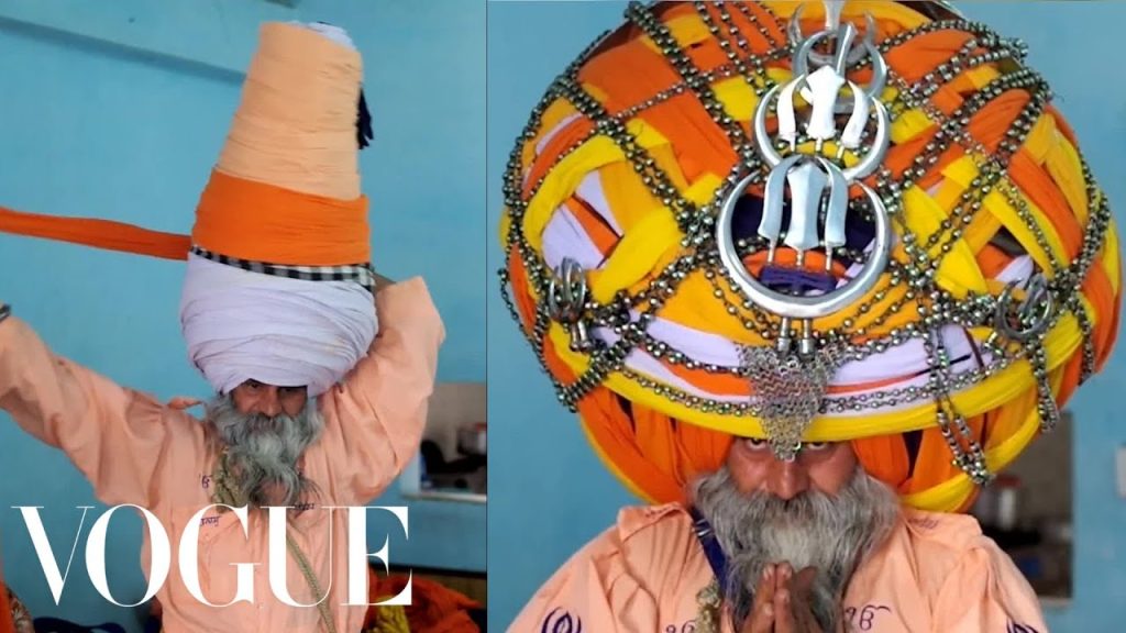 How to Tie a 200-Pound Turban — Sikh Style! | Vogue – My News Blog ...