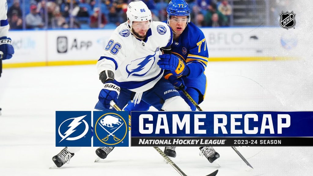 Lightning @ Sabres 1/20 | NHL Highlights 2024 – My News Blog Almost ...