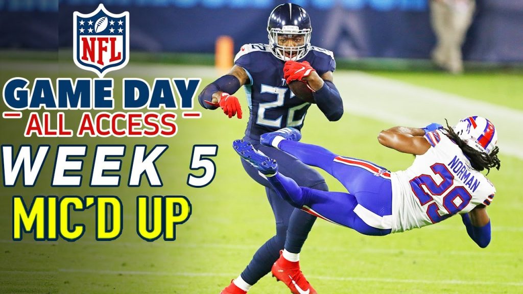 NFL Week 5 Mic’d Up! “You threw him into the suites! ” | Game Day All ...